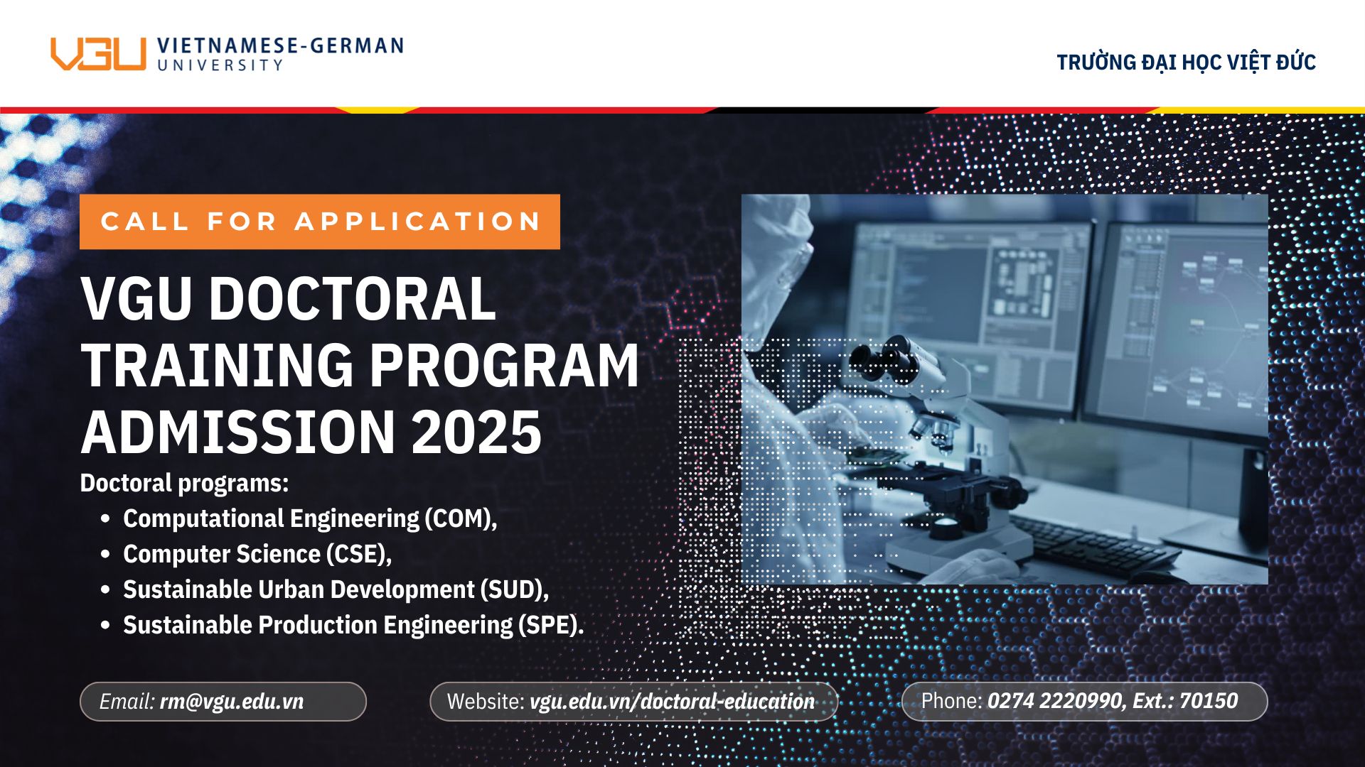 Research Support - Vietnamese-German University